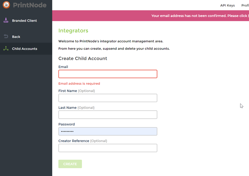 Clever Dynamics - API Key - Partner